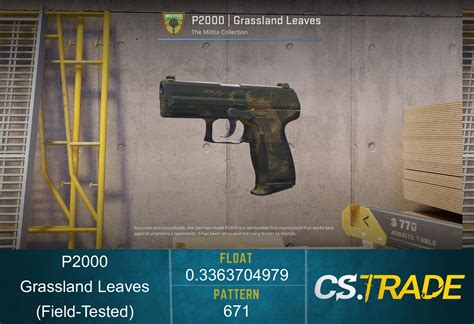 P2000 Grassland Cs Go And Cs2 Skin Cs Trade Wiki