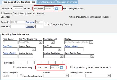 Rbd Booking Class Record 6