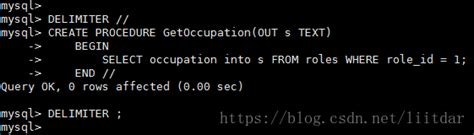 存储过程（stored Procedure）介绍storedprocedure Csdn博客