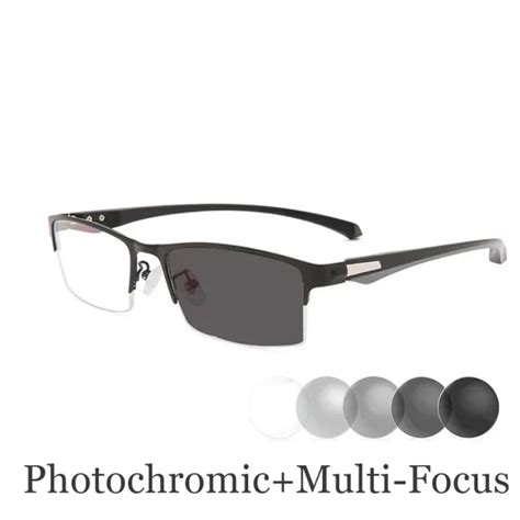Business Progressive Multifocal Reading Glasses Trendy Near Far Presbyopia Vintage Photochromic