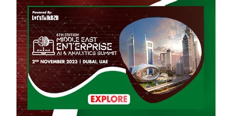 6th middle east enterprise ai and analytics summit 2023 uae edition