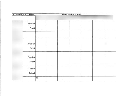 Ipa Consonant Chart Diagram Quizlet