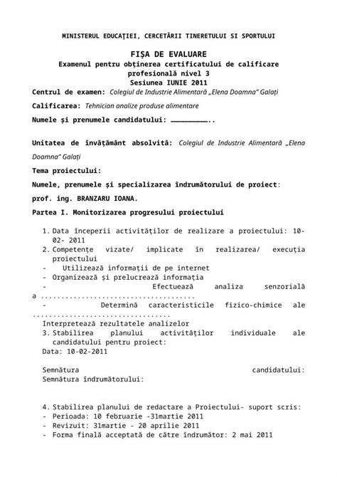 DOC Fisa Evaluare DOKUMEN TIPS