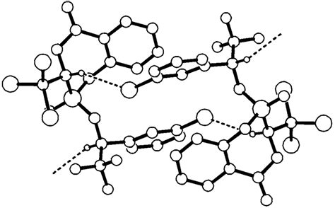 Dimer Formed By C3hcl Hydrogen Bonds Dashed Lines Show Hydrogen