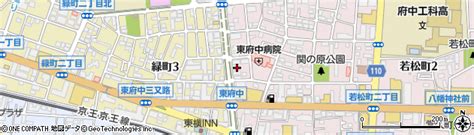 東京都府中市若松町2丁目7 8の地図 住所一覧検索｜地図マピオン