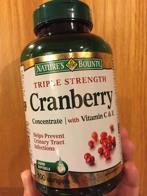 Natures Bounty Cranberry Softgels Reviews In Supplements Chickadvisor