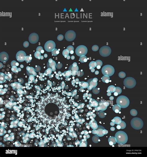 brochure colorful header background design layout template stock vector