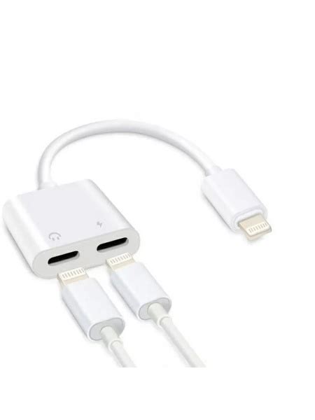 Адаптер переходник с Lightning на 2 Lightning купить с доставкой по выгодным ценам в интернет