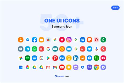 One UI Icon Sets Free Figma
