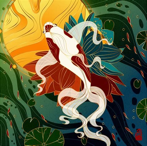 Ai矢量国风插画系列11 插画 商业插画 岚一lan一 原创作品 站酷 Zcool