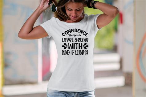 Confidence Level Selfie With No Filter Graphic By Svghuge · Creative
