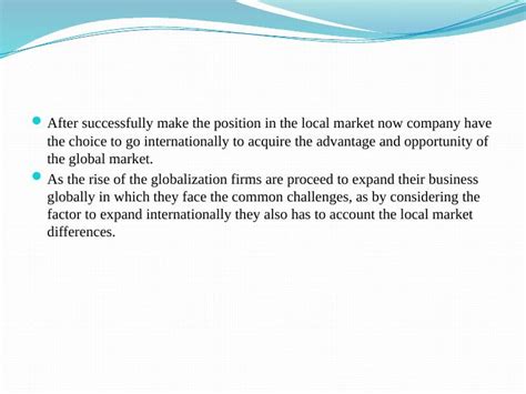 Global Vs Local Debate In International Marketing