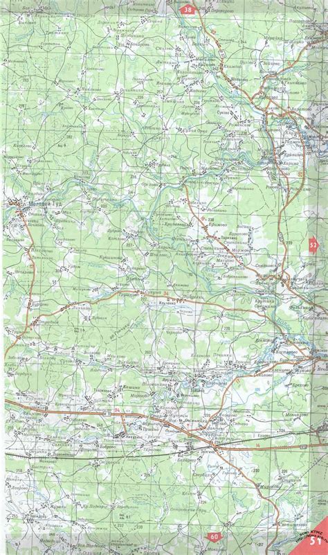 Топографическая карта - атлас Тверской области - 51. Молодой Туд