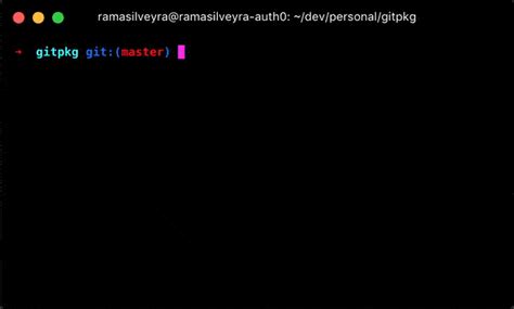 Github Ramasilveyragitpkg Publish Packages As Git Tags