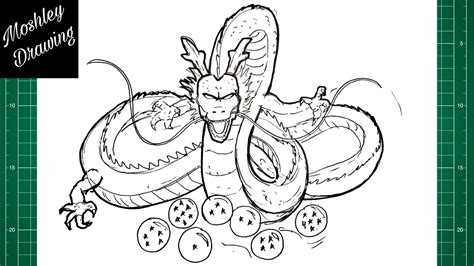 How To Draw Shenron From Dragon Ball Z Youtube