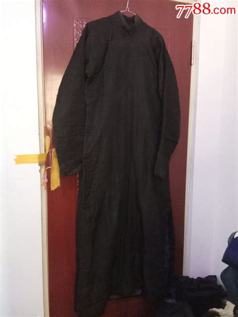清内外蚕丝男士长褂 长度可达150旗装马褂富贵花开【7788收藏】