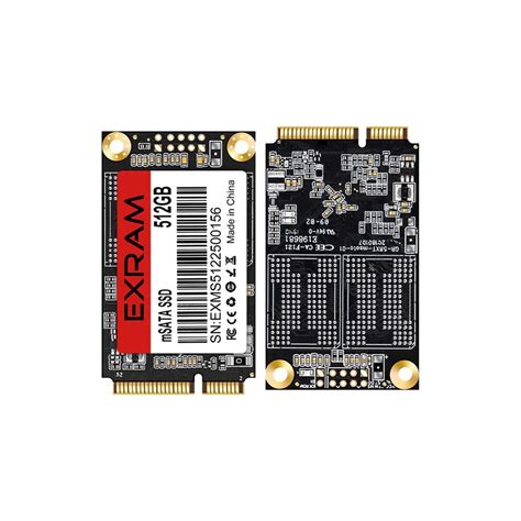 EXRAM SSD MSATA MINI SATA3 SATA III 6GB S SSD Internal Solid State