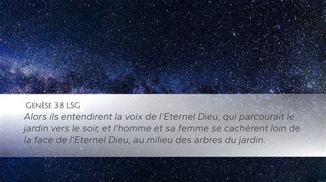 Genèse LSG Desktop Wallpaper Alors ils entendirent la voix de l Eternel Dieu