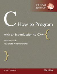 C How To Program Late Objects Version International Version Th Edition Paul Deitel Harvey