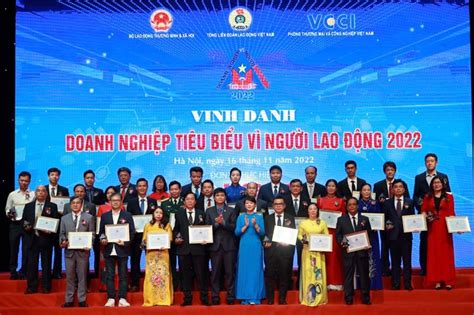 Vinh Danh 62 Doanh Nghiệp Tiêu Biểu Vì Người Lao động Nhịp Sống Kinh
