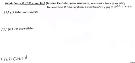 Solved Problem 8 12 ﻿marks Note Explain Your Answers No