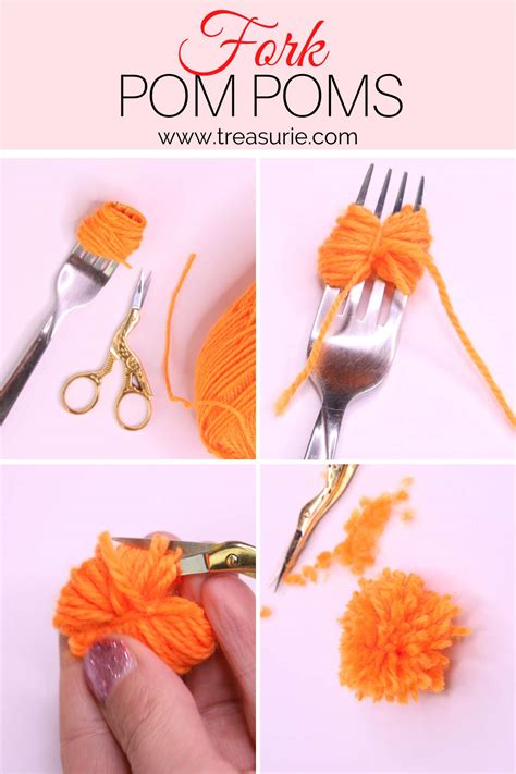 Diy Pom Poms How To Make Pom Poms 4 Best Methods Treasurie