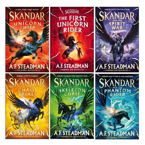 Skandar Series 6 Books Collection Set By A F Steadman Skandar And The