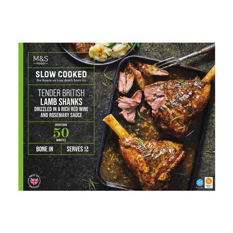 Slow Cooked Tender British Lamb Shanks Mands