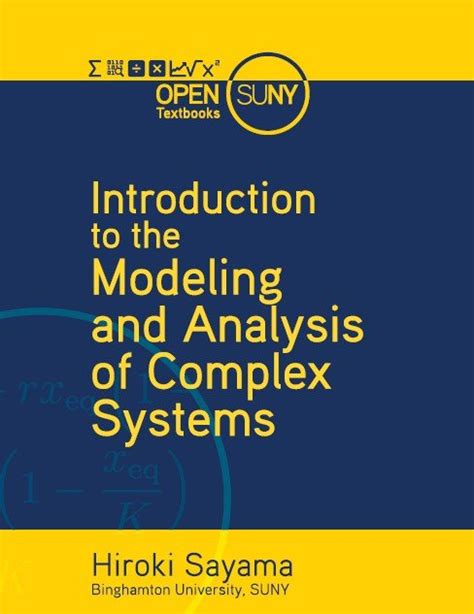 introduction to the modeling and analysis of complex systems softarchive