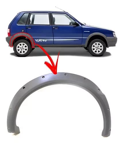 Moldura Paralama Traseiro Direito Uno Mille Way 100176753 MercadoLivre