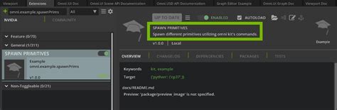 Make An Extension To Spawn Primitives Omniverse Workflows