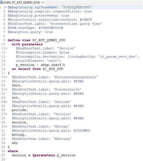 Dynamische Befüllung Von Variablen Mit Abap Cds Query Design Teil 1
