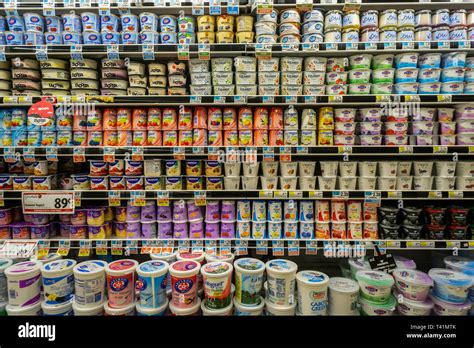 Yogurt Supermarket Hi Res Stock Photography And Images Alamy