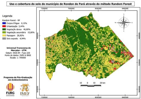 Spatialization Of Land Use And Cover Classes Through The Rf Method Download Scientific Diagram