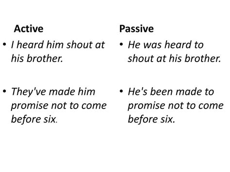 Overview Passives Ppt Download