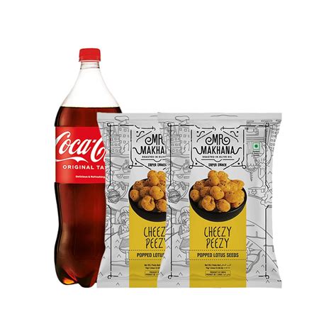 Coca Cola Soft Drink Mr Makhana Cheezy Peezy Makhana Combo Price