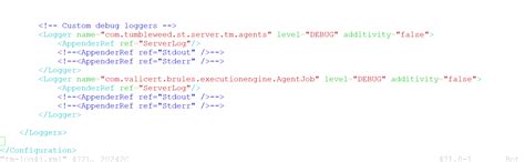 Debug Log Messages Now Present For The Classes We Are Interested In