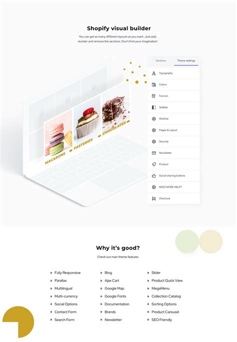 Sweet Life Sweet Shop Multipage Clean Shopify Theme