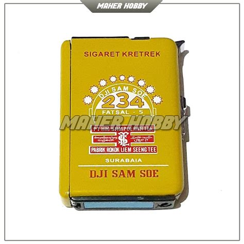 Kotak Rokok Korek 234 Dji Sam Soe Kr Pdk Samsoe Kuning Mh Lazada