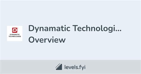 Dynamatic Technologies Careers Levels Fyi