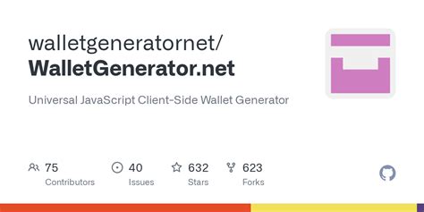 github walletgeneratornet universal javascript
