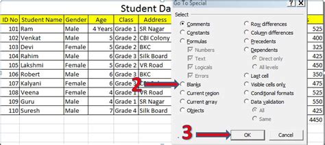 Blank Cell Fill With Required Data From Above Cells