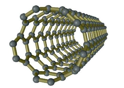 Molecular Diagram Of A Single Walled Carbon Nanotube Swcnt