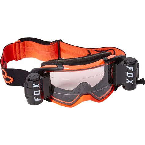 Fox Goggle Vue Stray Mit Roll Off System Black Orange Maciag Offroad