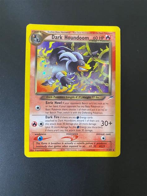 Pokemon Card Neo Destiny Neo Revelation Ex Team Rocket Return Houndoom