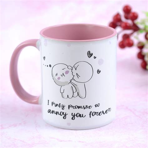 Promise To Annoy You Forever Personalized Photo Mugs