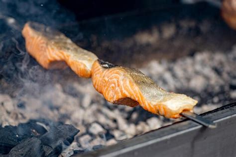 Premium Photo Grill Fish Bbq Fish Bbarbecue Salmon