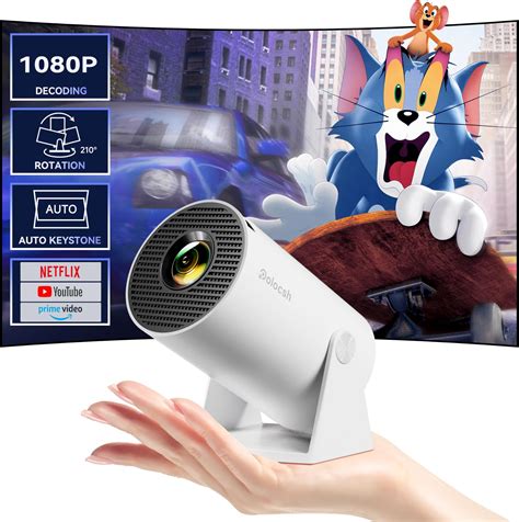 Mini Portable Projector 4k Wifi 6 Bt 5 2 Upgraded Portable
