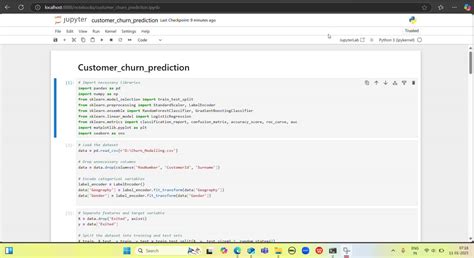 Bejjipurapu Tanuja On Linkedin Machinelearning Customerchurn Python