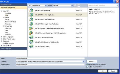 Working With Area In ASP NET MVC Application